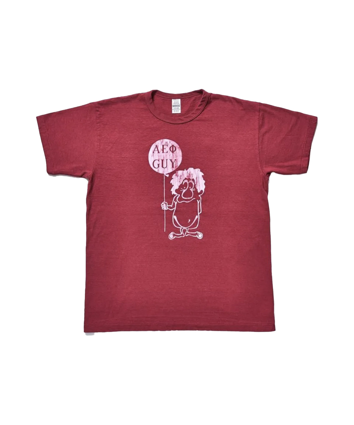 Crew neck Tee "AEF" Red – Jinji Paris